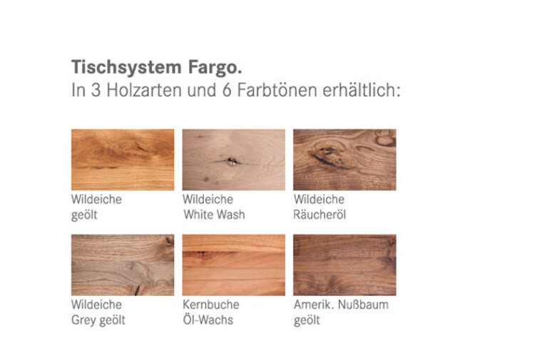 Fargo dining table system - LEBENSART furniture store Berlin-Steglitz ...